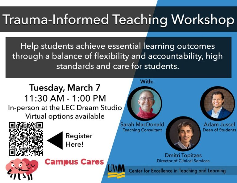 Trauma Informed Teaching Workshop – Center for 21st Century Studies