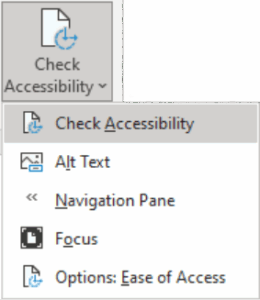Checking Microsoft Office Documents for Accessibility - UWM Digital ...