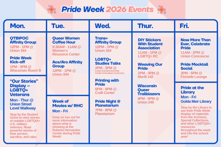 Pride Week 2026 – LGBTQ+ Resource Center