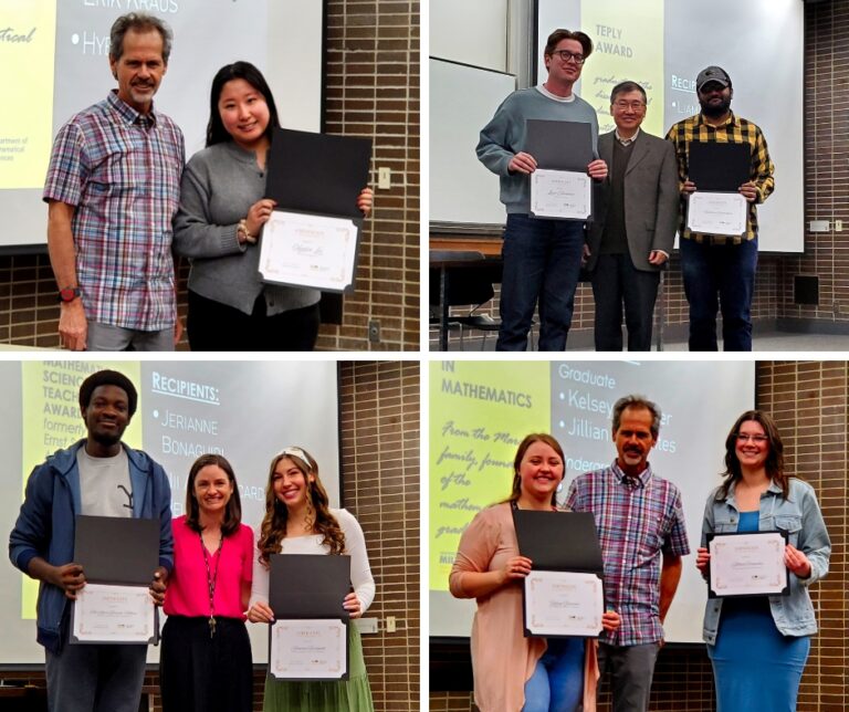 2025 Department of Mathematical Sciences Award Winners – Mathematical ...