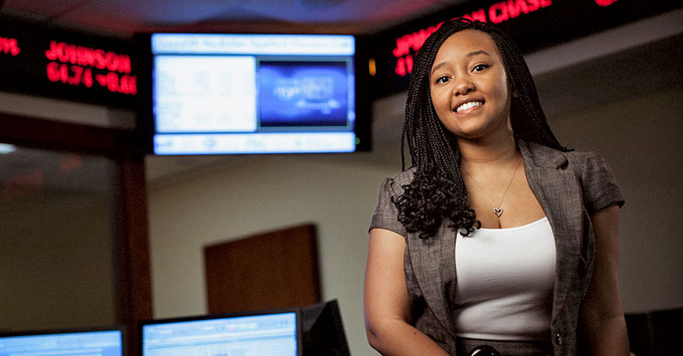 Headed for a career giving others financial focus