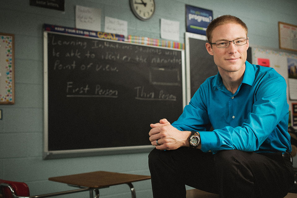 Raised by a teacher, he’s taking on the family business
