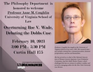 Welcome Professor Coughlin – Philosophy